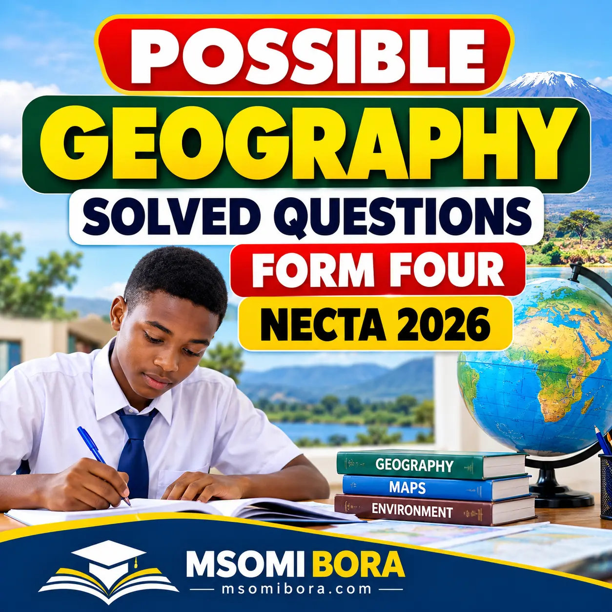 Possible - Geography Solved Questions | Form Four - Necta 2026 ...